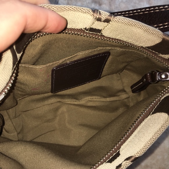 Coach | Bags | Coach Small Signature Logo Shoulder Bag | Poshmark